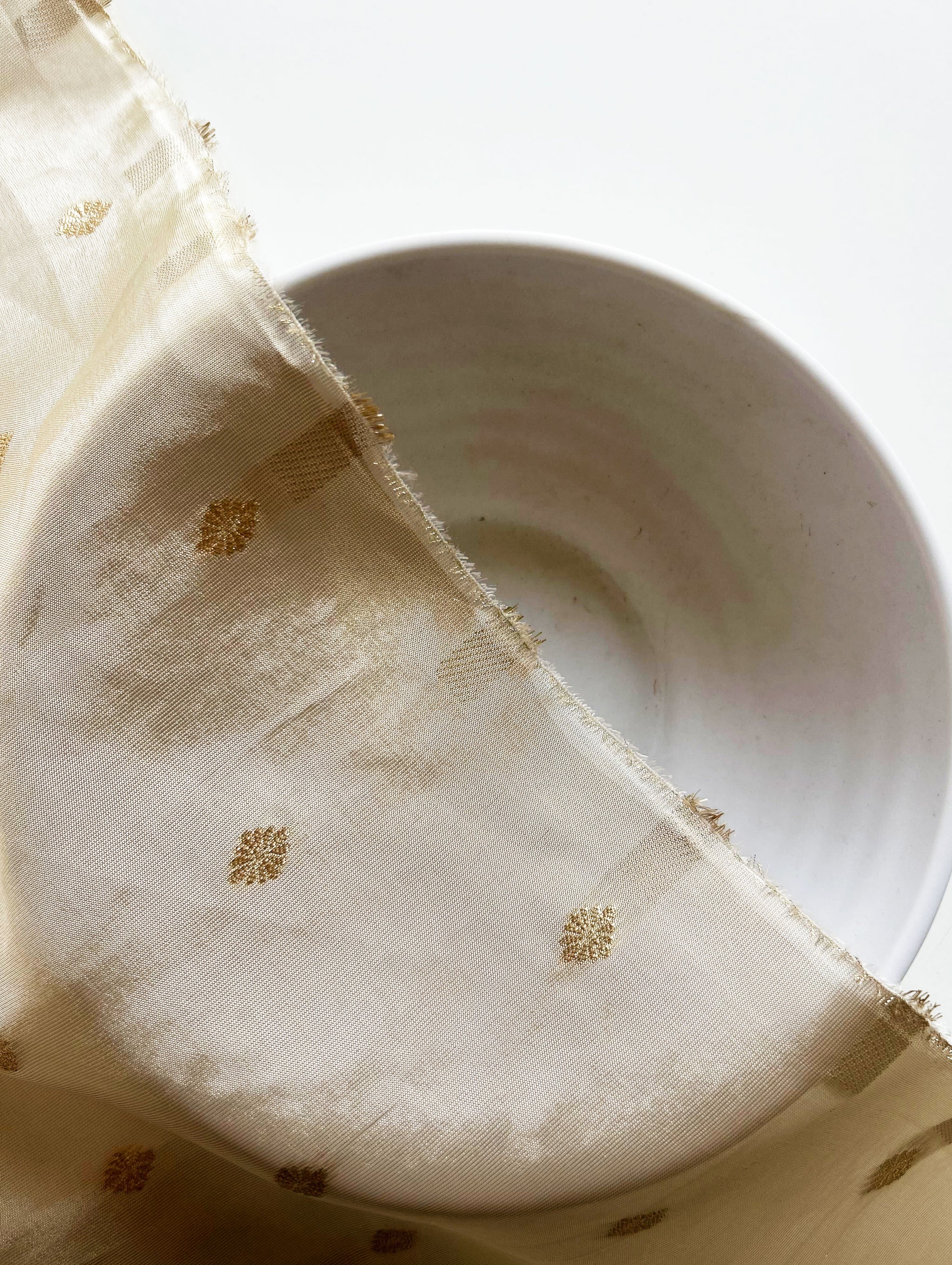 Beige Viscose Fabric