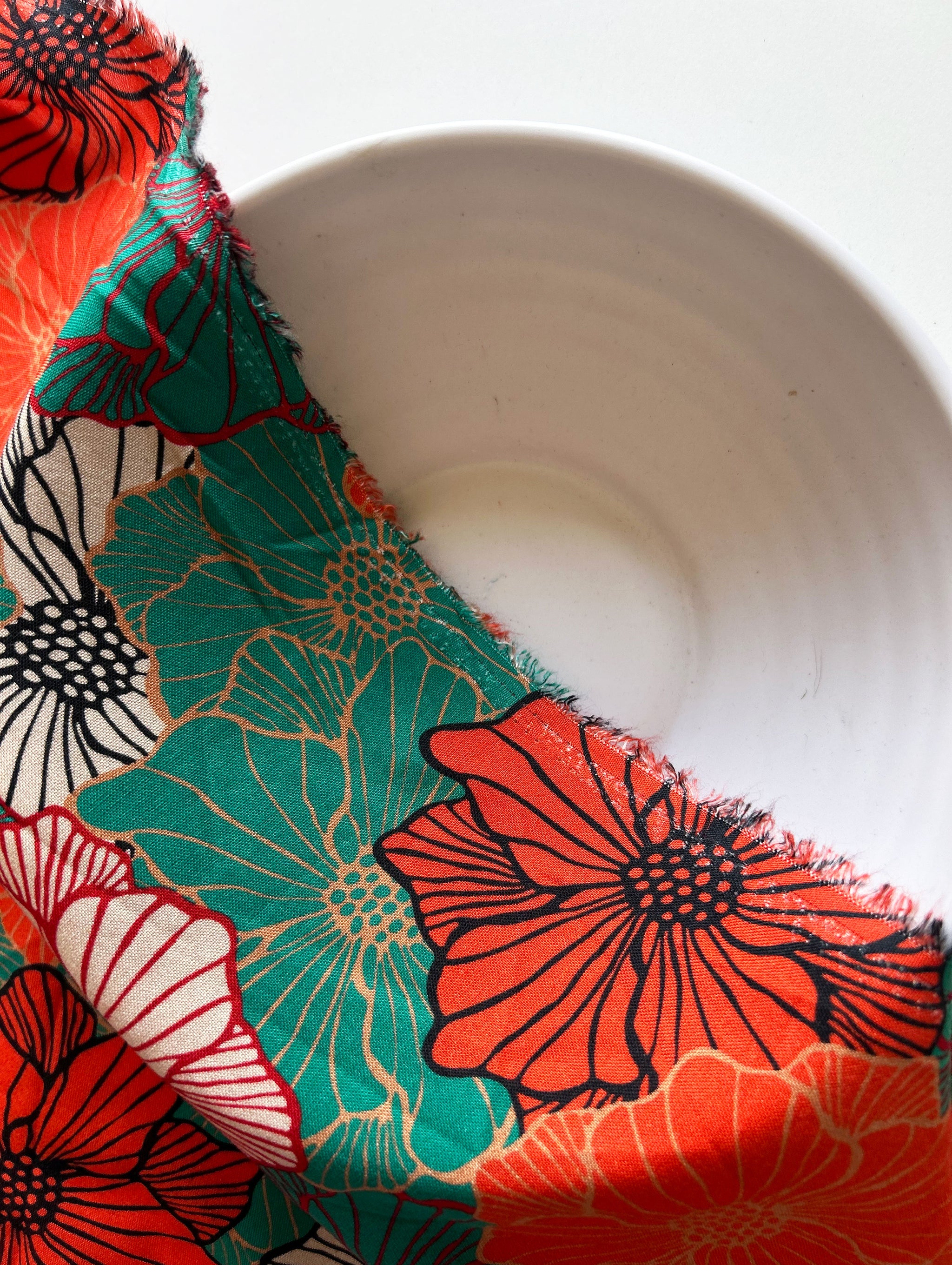 Buy Green Floral Digital Print 30s (68 x 60) Birla Viscose Fabric 42 ...
