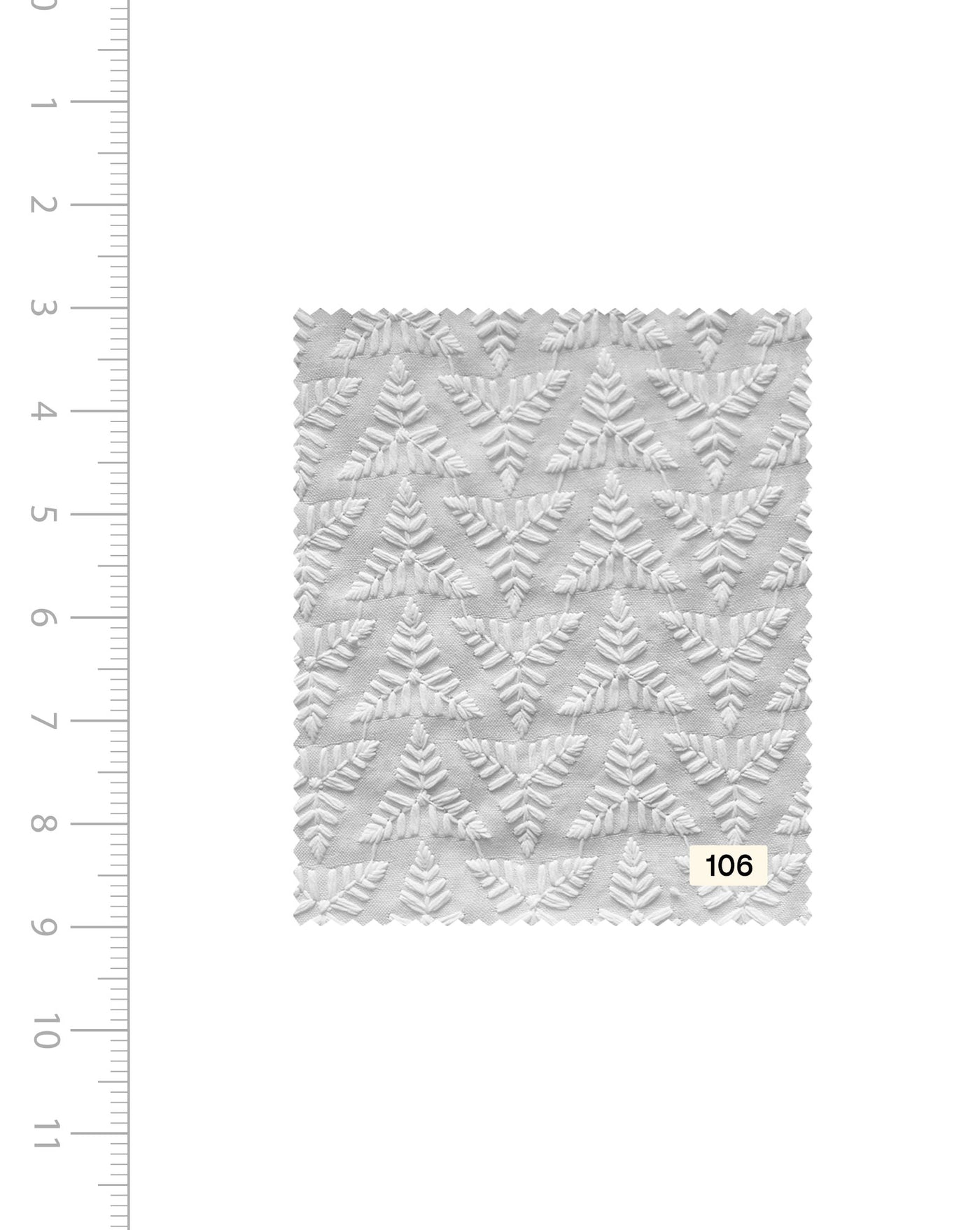 Buy Schiffli Blended Cotton Embroidery Fabric (Bleached) Online at ...