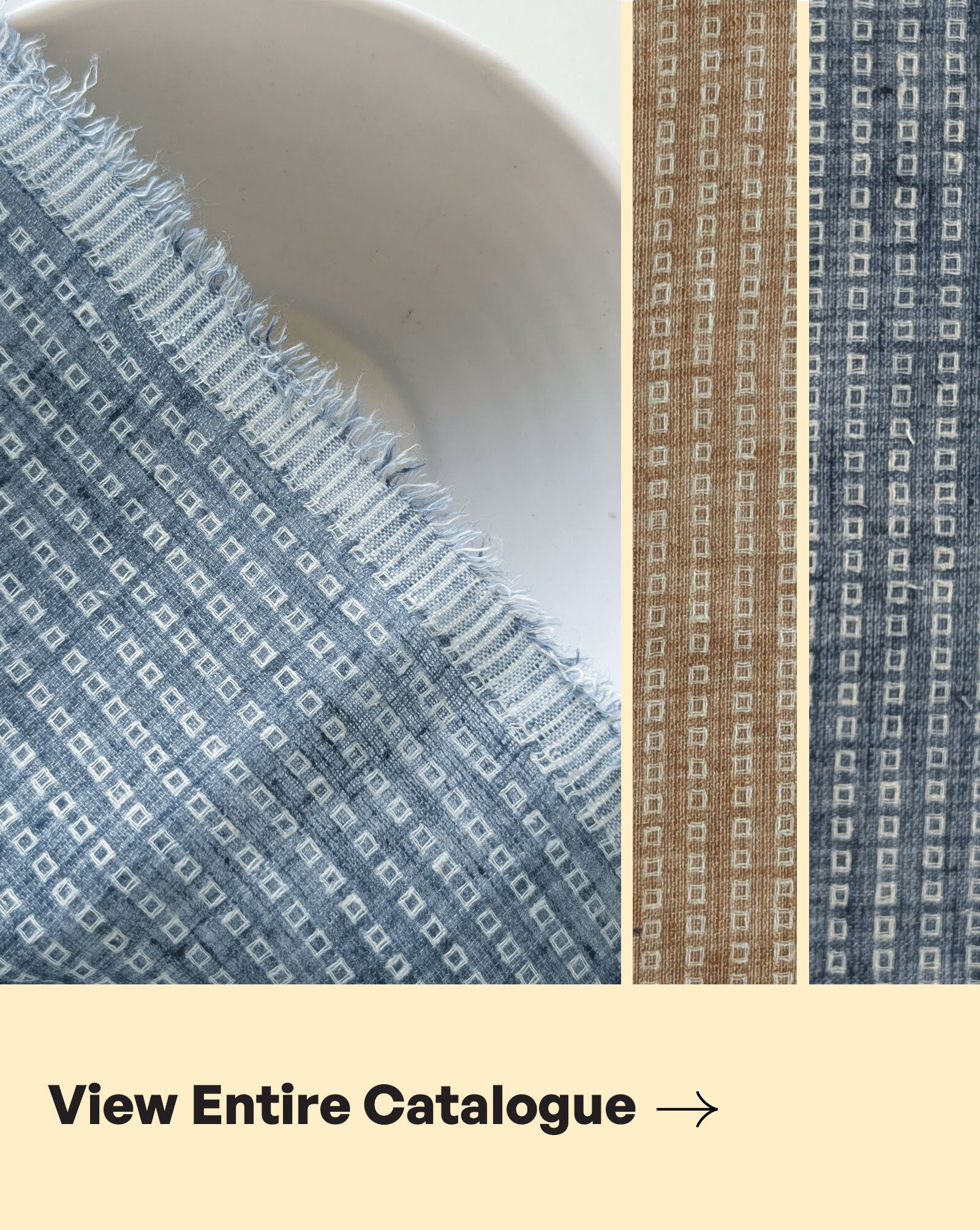 Buy Loom Textured Blended Cotton Yarn Dyed Fabric 58 - 003 Online at ...