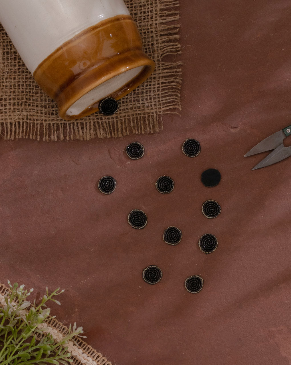 Circular Beats Hand Embroidery Patch ( 1Pc. )