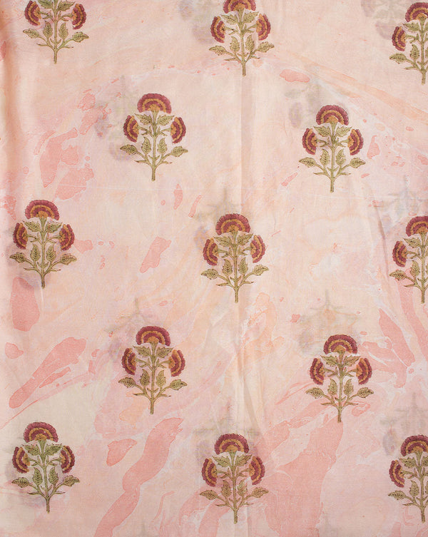 Chanderi Fabric - Buy Screen Printed Chanderi Fabrics Online ...