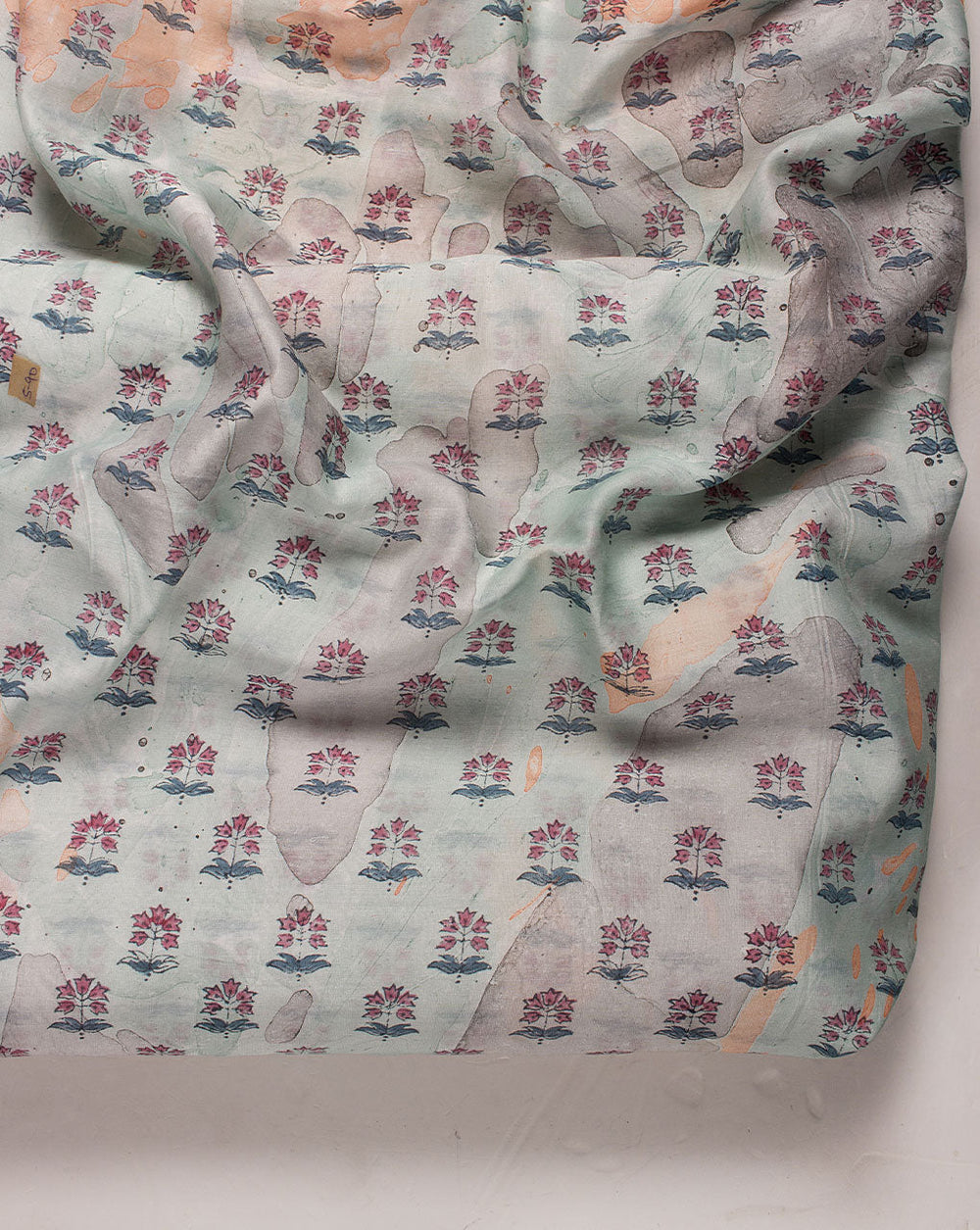 Chanderi Fabric - Buy Screen Printed Chanderi Fabrics Online | Fabriclore