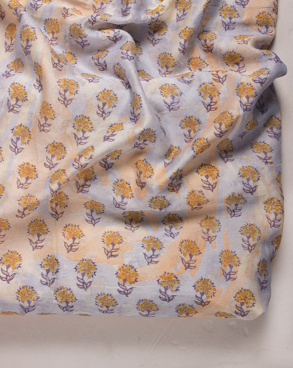 Chanderi Fabric - Buy Screen Printed Chanderi Fabrics Online | Fabriclore