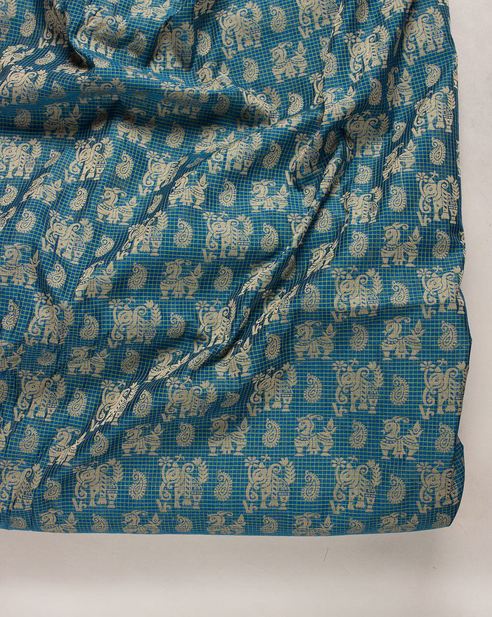 Chanderi Fabric - Buy Screen Printed Chanderi Fabrics Online ...
